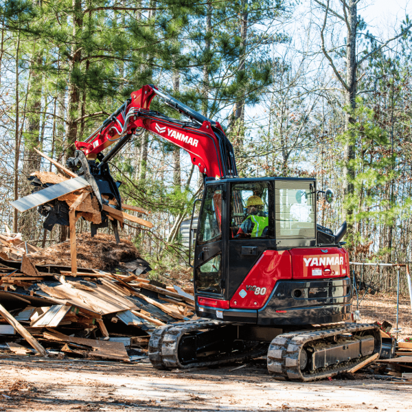 YANMAR Mini Excavator ViO80-1A - Barker's Equipment